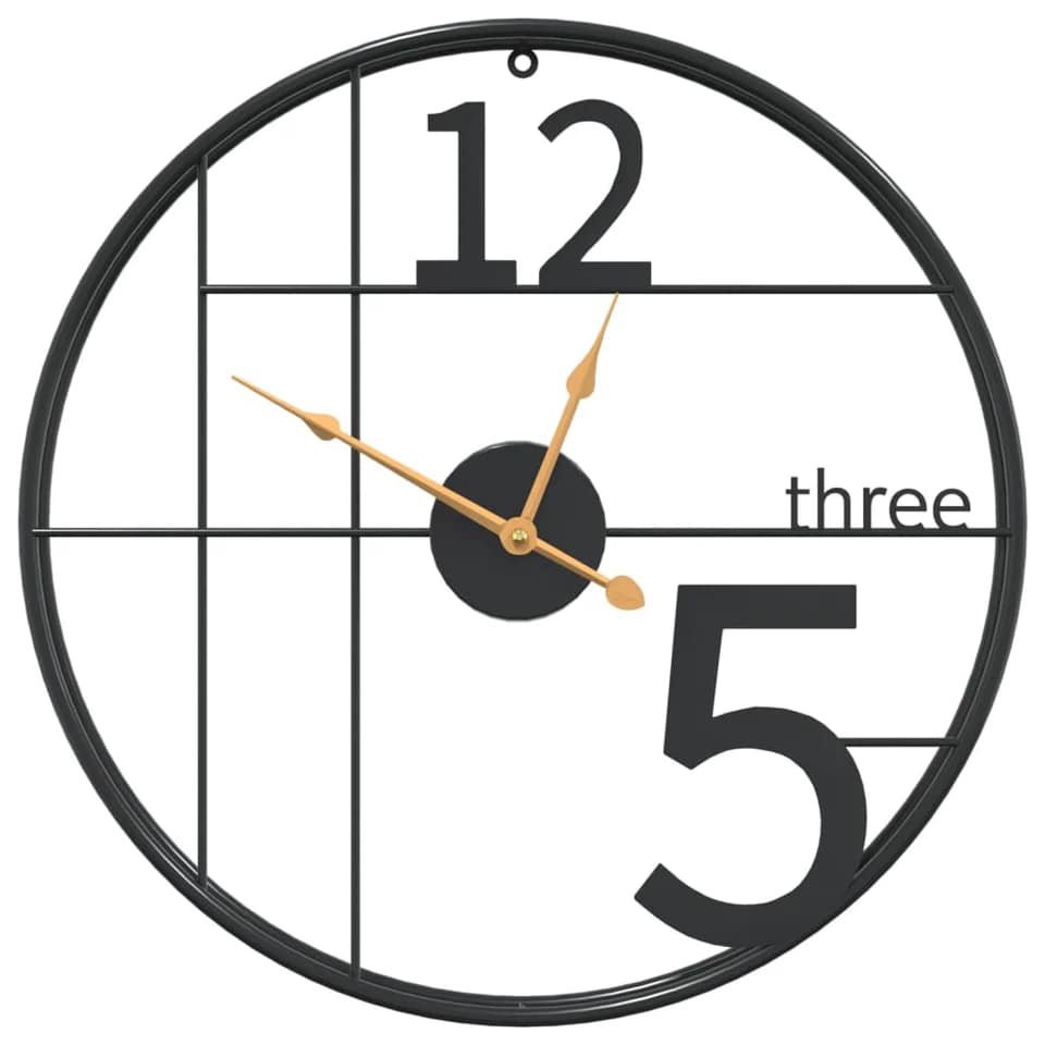 Black Prism Modern Wall Clock - wahag | وهج للاضاءة